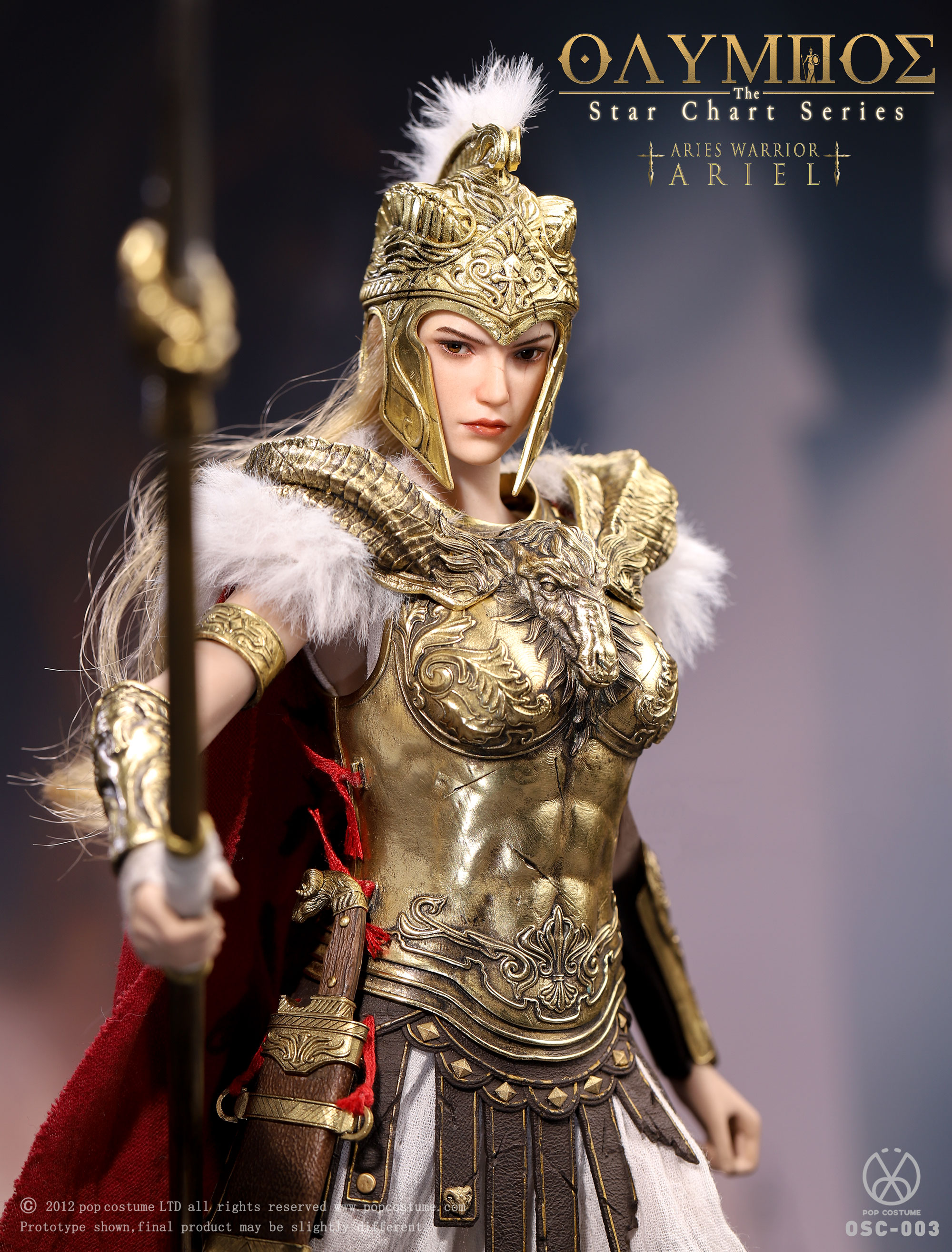 POP COSTUME 1/6 O lympus-The Star Chart Series OSC-003 Aries Warrior ...